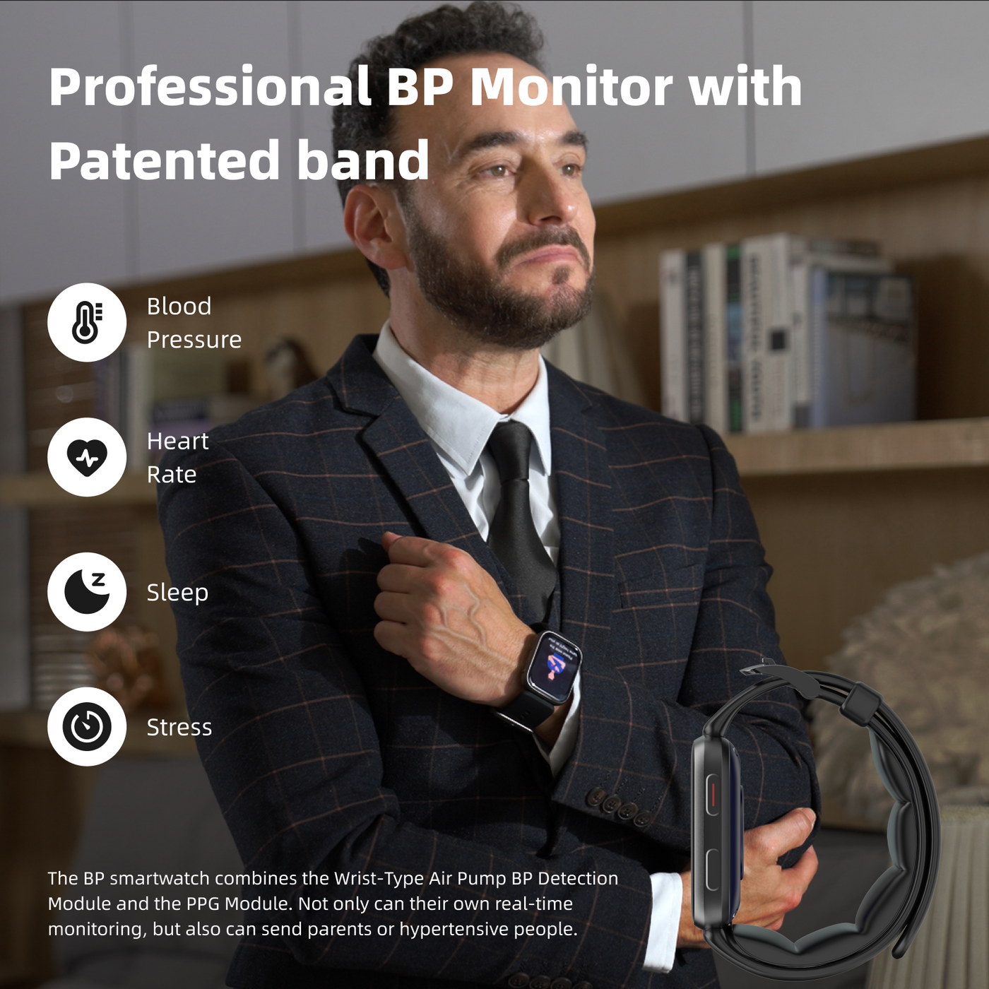 YHE S7 Ultra Blood Pressure Smartwatch