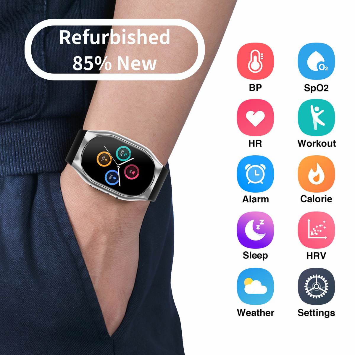 (The U.S. ONLY) BP Doctor Pro Blood Pressure Smartwatch - Refurbished,