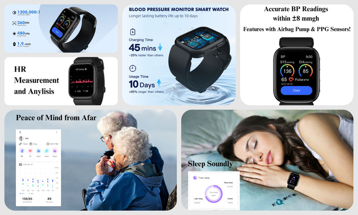 BP Doctor Fit, All-in-one Accurate Smartwatch for BP Monitoring